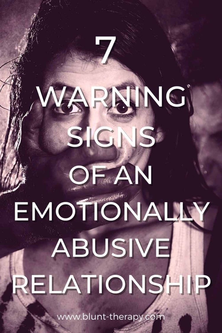 7 Warning Signs Of An Emotionally Abusive Relationship