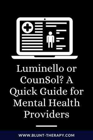 Luminello Or CounSol? A Quick Guide For Mental Health Pros